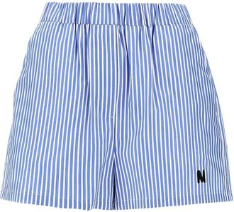 Msgm Msgm, Femme, Shorts, Bleu, Taille: 38 FR Bermuda Shorts
