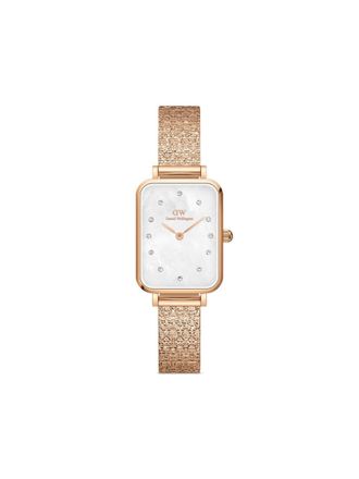 Daniel Wellington Quadro Pressed Studio Lumine 26mm - Weiß