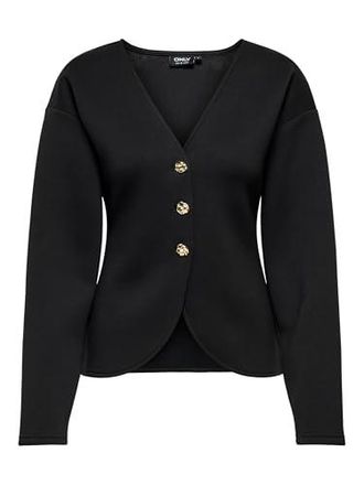 Only Onlnaomi L/S Cardigan SWT, Noir, S Femme