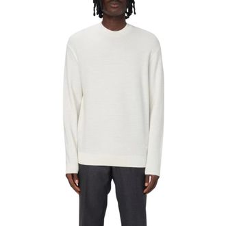 Emporio Armani Homme, Pulls, Blanc, Taille: XL Tricot à col rond