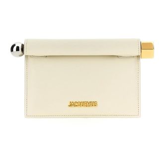Jacquemus Femme, Sacs, Blanc, Taille: ONE Size La petite pochette Rond Carr&eacute;