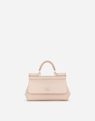 Dolce & Gabbana Henkeltasche Sicily Klein - Frau Handtaschen Rosa Onesize