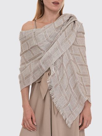 Emporio Armani &Eacute;charpe Femme couleur Beige
