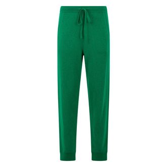 Valentino Garavani Gerippte Strickhose mit Seitentaschen - - Trousers - Damen - Gr&uuml;n - S