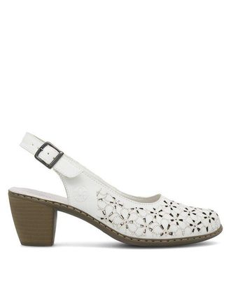 Rieker Pumps 40981-80 Wei&szlig;
