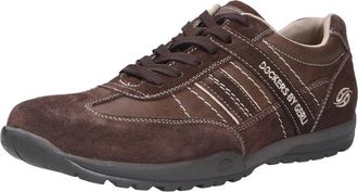 Dockers Sportlicher Schn&uuml;r-Sneaker - - Shoes - Herren - Braun - 43 EU