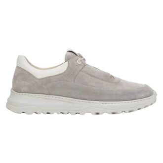 Estro & Luminara Homme, Chaussures, Beige, Taille: 44 EU Baskets beiges pour hommes en velours italien authentique de qualit&eacute; sup&eacute;rieure Estro Er00119348