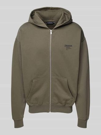 Pegador Oversized Sweatjacke mit Label-Print Modell MAHAN