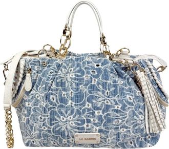 La Carrie Femme, Sacs, Bleu, Taille: ONE Size Romantic Cris Shopper