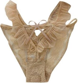 Generic Culotte sans Couture Femme Culotte Femme sans Couture Culotte Femme De Classique Dentelle Florale Noire D&eacute;coupe Coquine pour Soir&eacute;e Romantique Ou Nuit