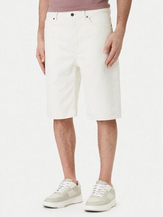 HUGO BOSS Jeansshorts Skate 50555983 &Eacute;cru Straight Fit