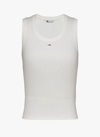 Tommy Hilfiger Top c&ocirc;tel&eacute; en coton