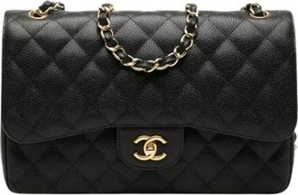 Chanel Sac bandouli&egrave;re Double Flap Pre-owned - Femme - Pre-owned - Noir - Taille: ONE Size