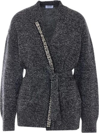 Liu Jo Wf6382 Cardigan - Femme - Pulls - Noir - Taille: 38 FR