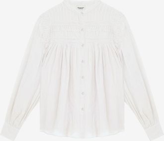 Isabel Marant Blouse Plalia - Femme - Blanc - Taille 34 - Marant Étoile - cadeau de noël femme