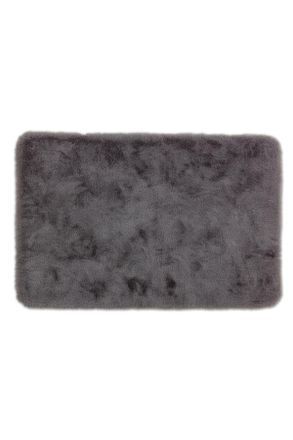 Schöner Wohnen Kollektion Badteppich Bali, Grau, Textil, rechteckig, 40x60 cm, für Fußbodenheizung geeignet, rutschfest, Badtextilien, Badematten
