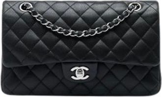 Chanel Sac bandouli&egrave;re classique double rabat Pre-owned - Femme - Pre-owned - Noir - Taille: ONE Size