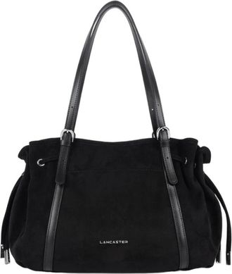 Lancaster Velvet Emma Gro&szlig;e Tote - - Bags - Damen - Schwarzk - ONE SIZE
