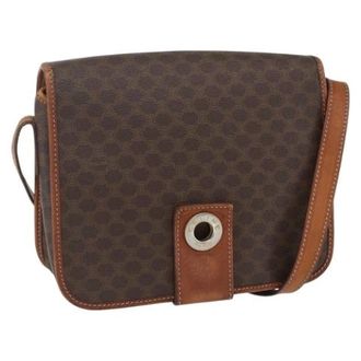 Celine Sac bandouli&egrave;re en plastique Pre-owned - Femme - Pre-owned - Brun - Taille: ONE Size