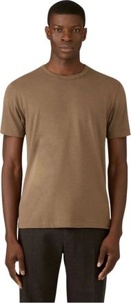 Sunspel Homme, Tops, Brun, Taille: XL T-Shirt H&eacute;ritage Coupe Standard