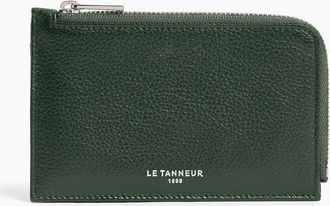 Le Tanneur Porte cartes zipp&eacute; Albertine en cuir grain&eacute;