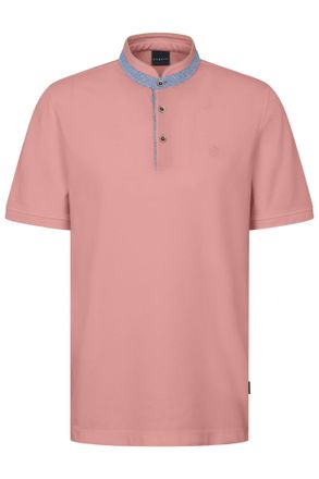 Bugatti Herren Poloshirt Stehkragen Basic Kurzarm Modern Fit