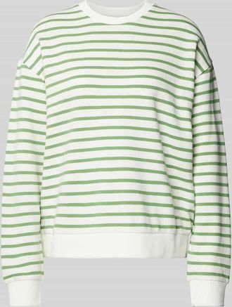 Marc O'Polo Denim Sweatshirt mit gerippten Abschlüssen