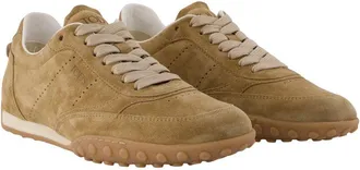 Tod's Womens Sportiva Sneakers - Tods Leather Brown Calfskin Shoes