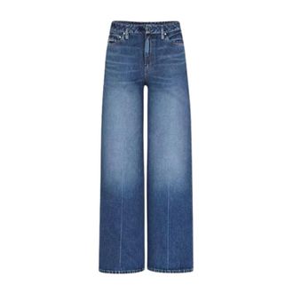 Guess Femme, Jeans, Bleu, Taille: W27 Wide Jeans