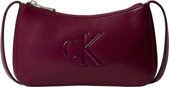 Calvin Klein Damen Bold Ck Mini Bag Lv04f1125g Crossover, RED (Alluring Pink)
