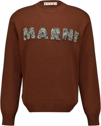 Marni Herren, Strickwaren, Braun, LGr&ouml;&szlig;e