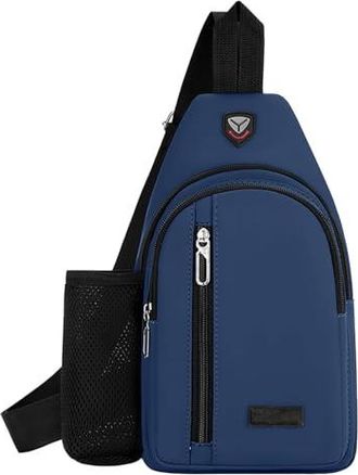 Generic Sac &agrave; dos de voyage pour chien avec porte-bouteille pour femme et homme, sac &agrave; dos d&eacute;cole avec roues pour filles, bleu, taille unique