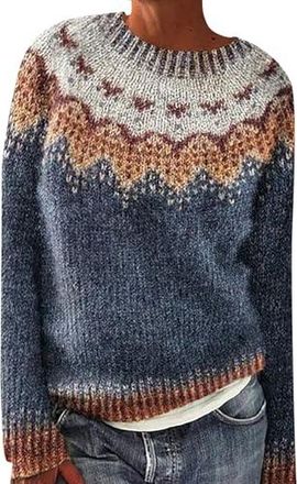 Generic Pull pour femme - Hauts, t-shirts et chemisiers chauds pour femme - 2025 - V&ecirc;tements dhiver d&eacute;contract&eacute;s - Pull streetwear - Pour la marche, la randon