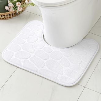 Miulee Geometrische Badematte Memoryschaum Badezimmerteppich Badteppich Memory Foam Duschvorleger Teppich Badvorleger Fussmatte rutschfeste Matte f&uuml;r Badezim