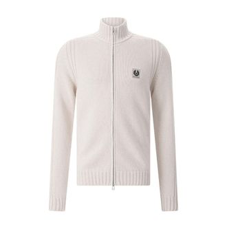 Belstaff Watch Zip Cardigan - - Knitwear - Herren - Beige - L