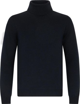 Roberto Collina Homme, Pulls, Bleu, Taille: S Pull Col Roul&eacute;