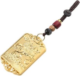 BESTONZON Porte-Cl&eacute;s Cheval en M&eacute;tal 2026 Ann&eacute;e du Cheval Breloque Traditionnelle Feng Shui pour Paquet &agrave; Main D&eacute;coration du Nouvel An Chinois Pendentif Amulett