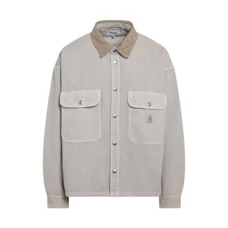 Carhartt Work in Progress Homme, Vestes, Gris, Taille: XL Veste chemise Prescott