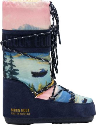 Moon Boot Femme, Chaussures, Multicolore, Taille: 39 EU Icon Postcard Boot