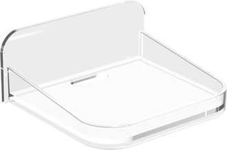 Generico Kleines transparentes, sehr kleines Wandregal, Halterung f&uuml;r Sicherheitskamera, f&uuml;r schwebende Pr&auml;sentation im Fenster, Mietwohnung, Schlafzimmer, Woh