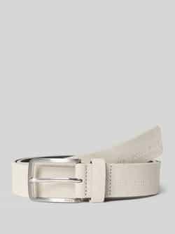 HUGO BOSS G&uuml;rtel aus echtem Veloursleder Modell VERED-SD-PERF_SZ35