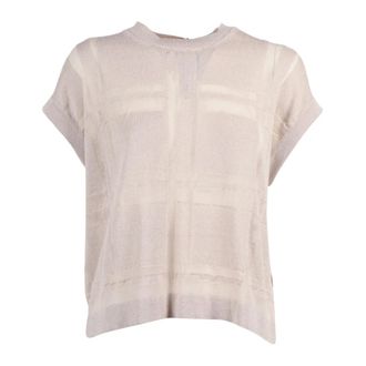 PESERICO Damen, Strickwaren, Beige, MGr&ouml;&szlig;e