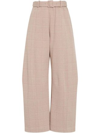 Rosetta Getty pantalon fuselé à taille ceinturée - Tons neutres