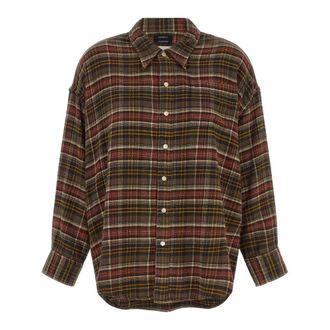 R13 Hemlose Hemd - - Blouses & Shirts - Damen - Braun - XS