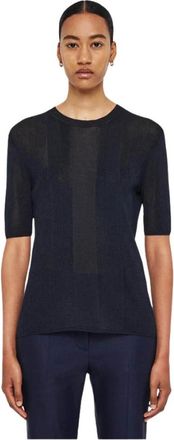 Joseph Femme, Pulls, Bleu, Taille: 38 FR Crisp Rayon Top