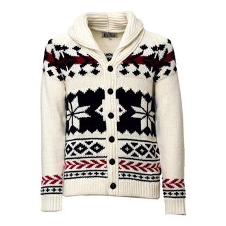 MC2 Saint Barth Cardigan 00600M1061 - Homme - Pulls - Blanc - Taille: XL