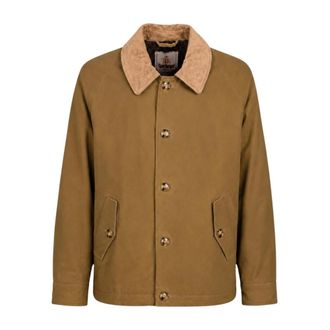 Baracuta Waxed Deck Jacket - - Jackets - Herren - Beige - 3XS