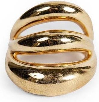 Panconesi Triptych Blow Up Gold Ring