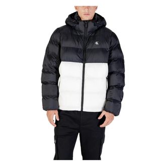 Calvin Klein Jeans Gesteppte Daunenjacke mit Kapuze - - Jackets - Herren - Schwarzk - 2XL