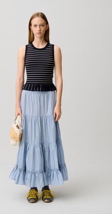 Claudie Pierlot Top maille ray&eacute;